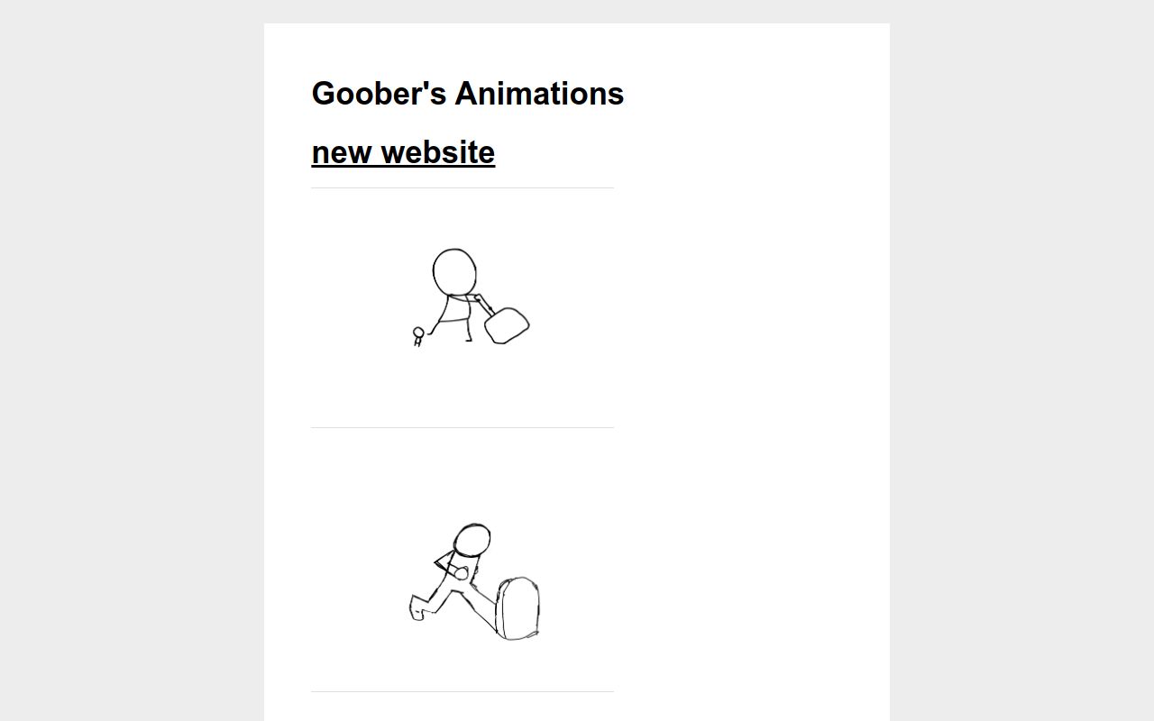 Goober's Animations